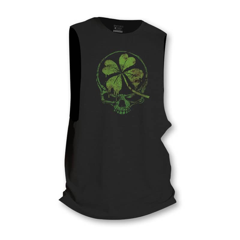 St.Patrick's Lucky Skull Tank